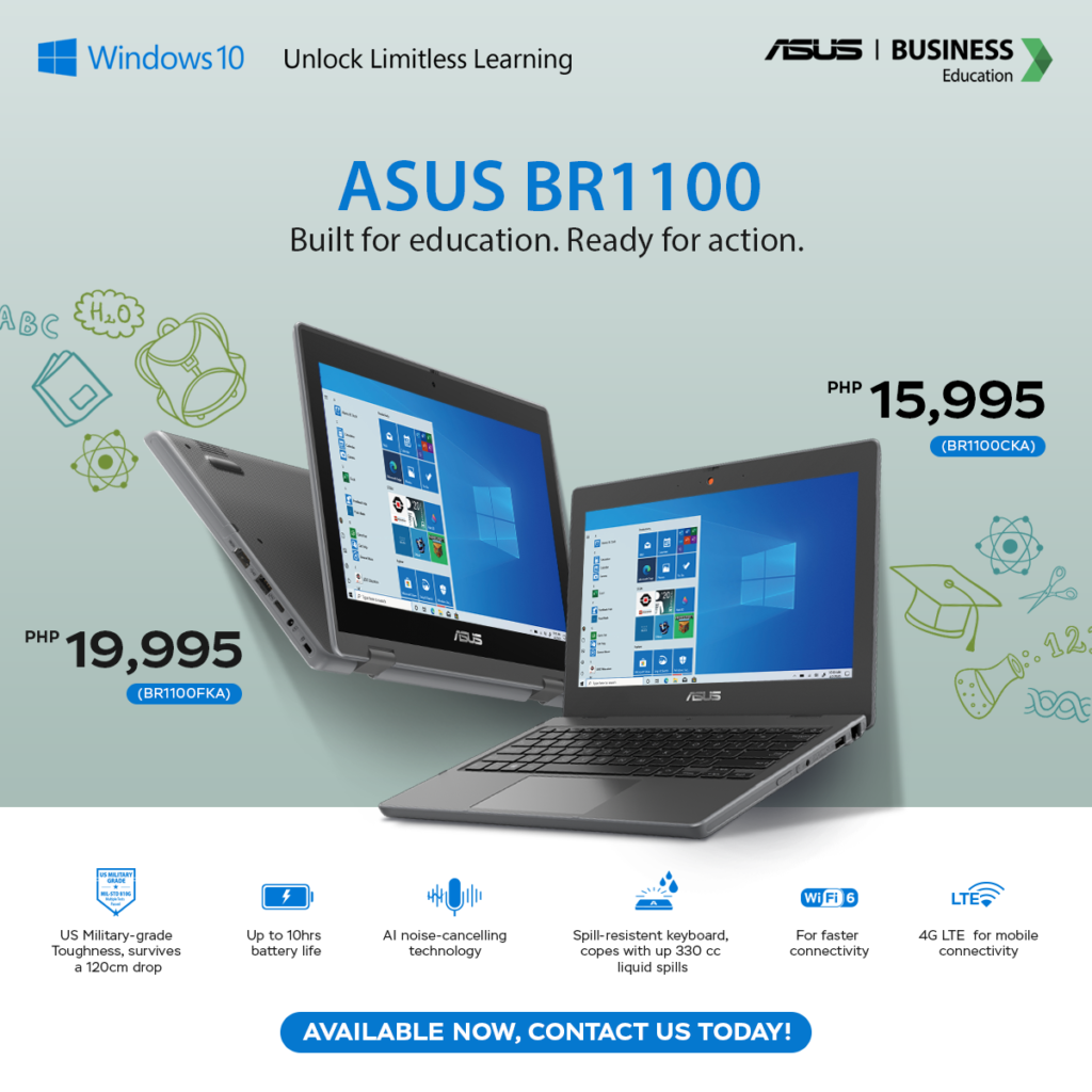 ASUS intros BR1100 laptop series to offer high-quality distance ...