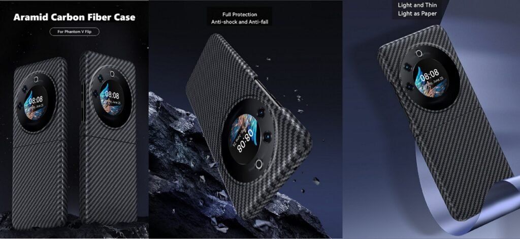 Tecno Phantom V Flip design revealed by case maker - Jam Online | Tech ...