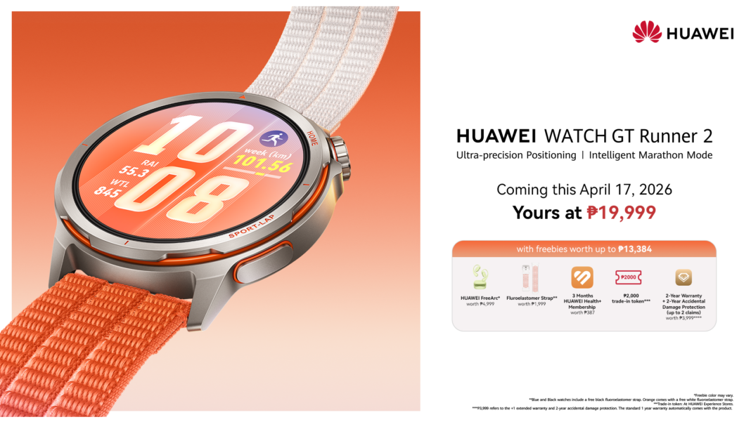 HUAWEI WATCH GT Runner 2 launches in the Philippines with advanced GPS ...